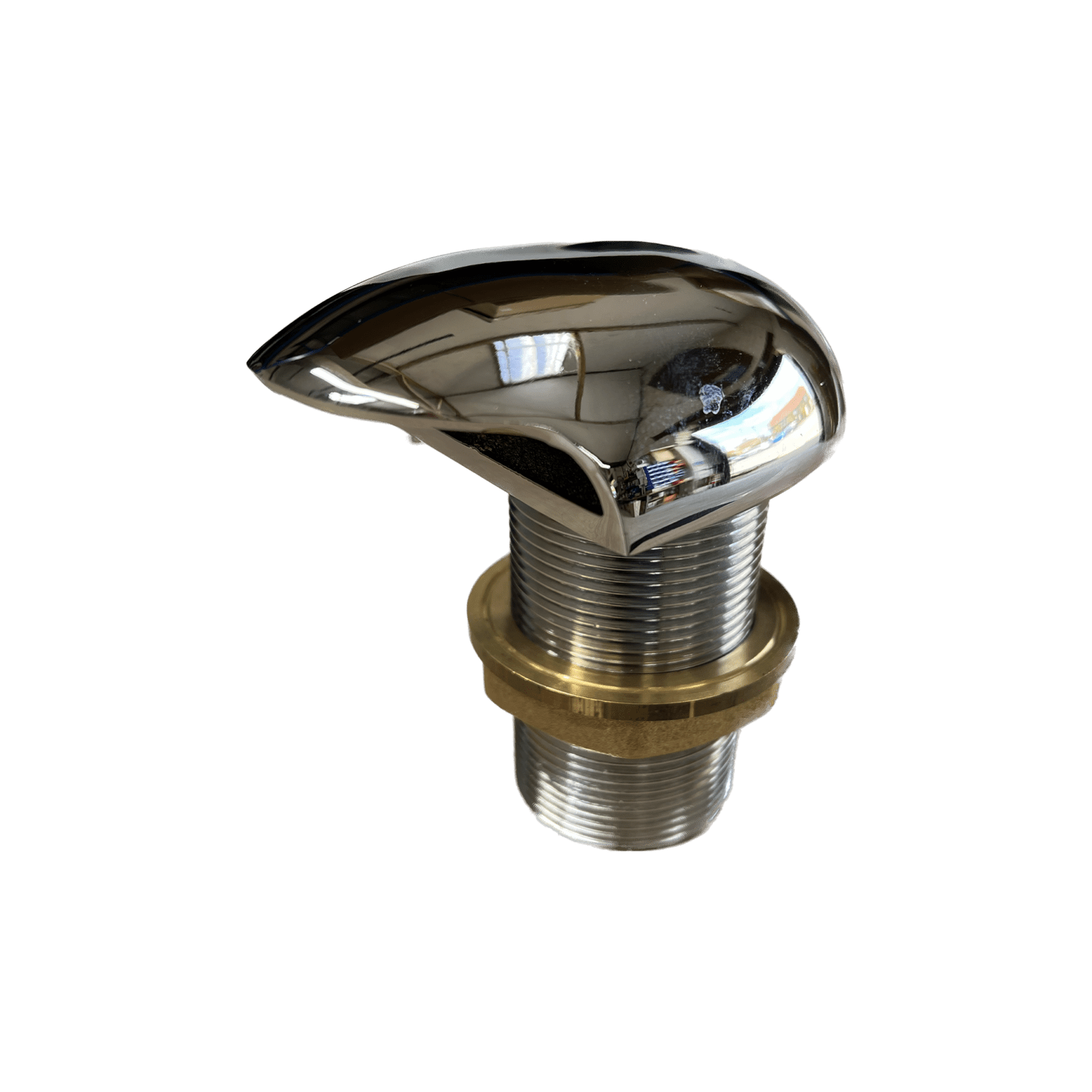 Chrome Shell Vent for holding tanks. | Tek-Tanks