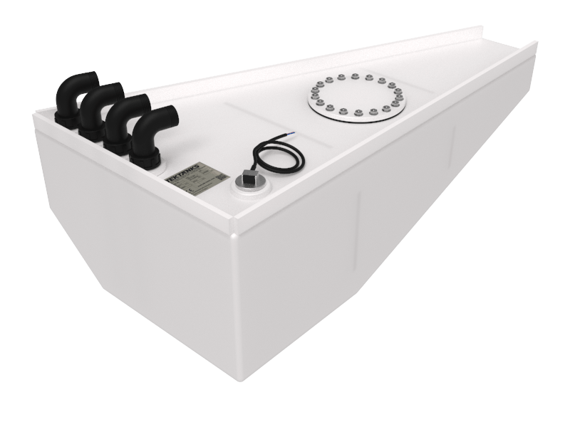 Bowman 42 Aft Waste Tank | Tek-Tanks